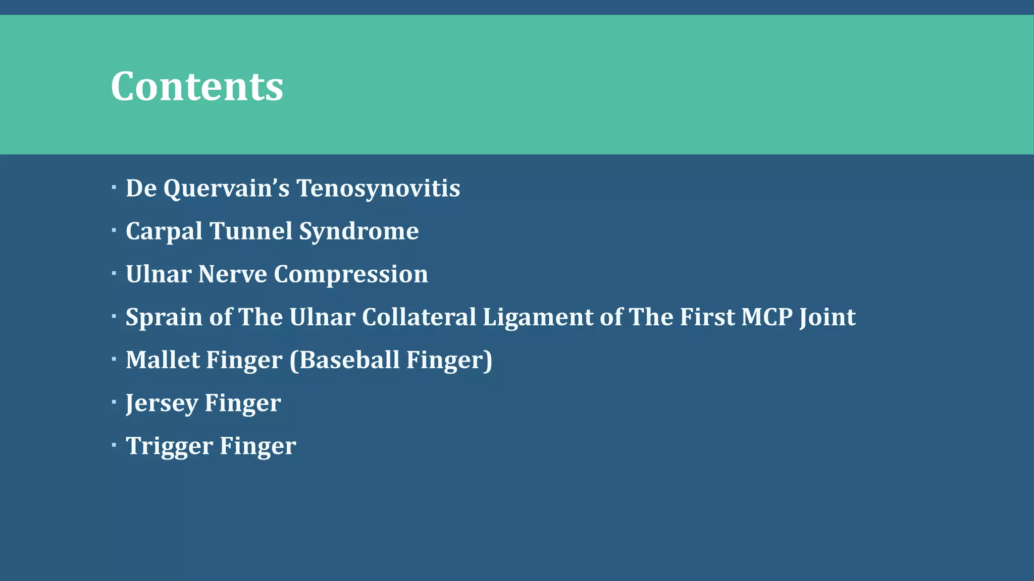 Wrist & hand injuries in sports | PPTX