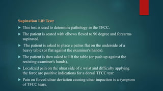 forearm, Wrist, hand joint anatomy & examination | PPTX