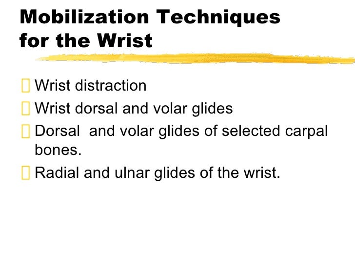 Wrist Hand Presentation
