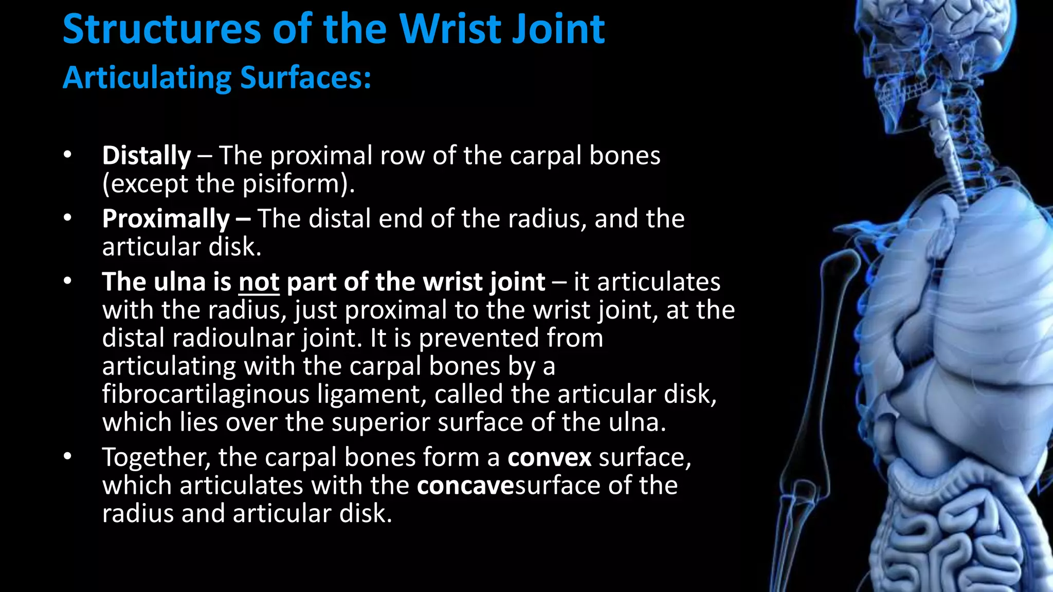 Anatomy Of Wrist joint | PPTX