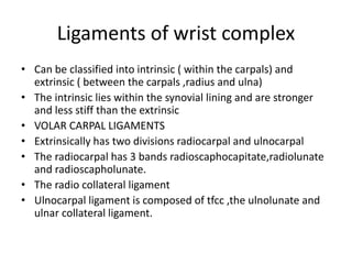 wrist joint anatomy and biomechanics.pptx