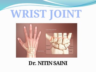 Wrist Joint: Anatomy, BioMechinics, Presentation. | PPTX