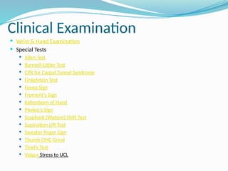 Wrist Joint: Anatomy, BioMechinics, Presentation. | PPTX