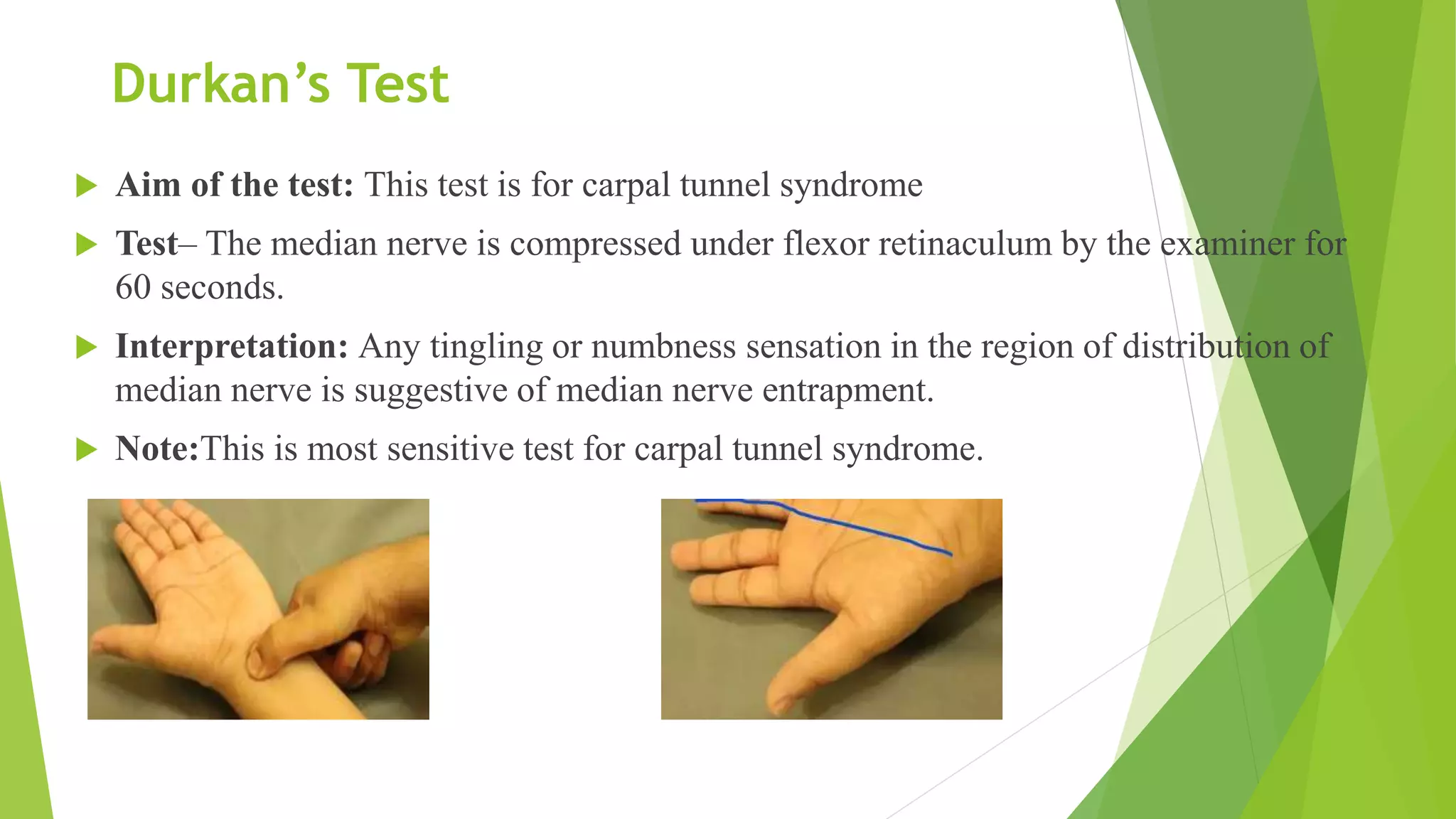 Orthopedic Test for the wrist joint | PPTX