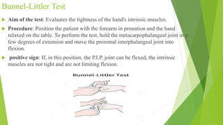 Orthopedic Test for the wrist joint | PPTX
