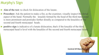 Orthopedic Test for the wrist joint | PPT