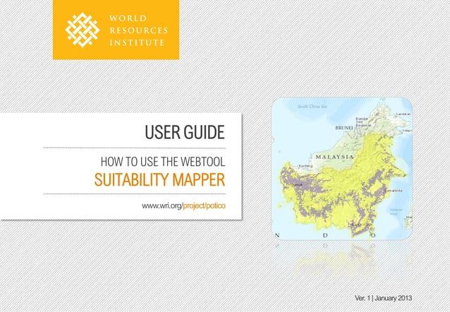 WRI Suitability Mapper Manual - English | PDF