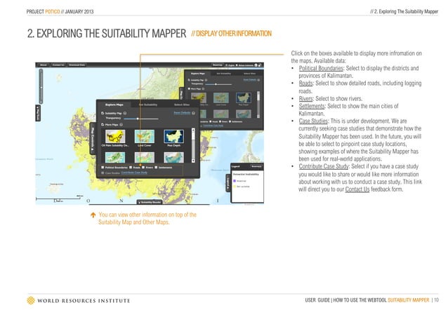 WRI Suitability Mapper Manual - English | PDF