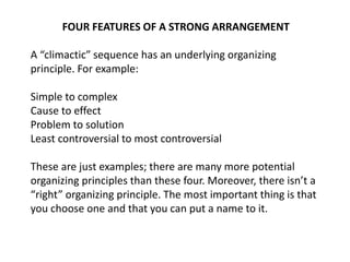 Writ 1133, arrangement | PPTX | Science