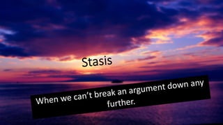 Writ 1301 stasis theory | PDF