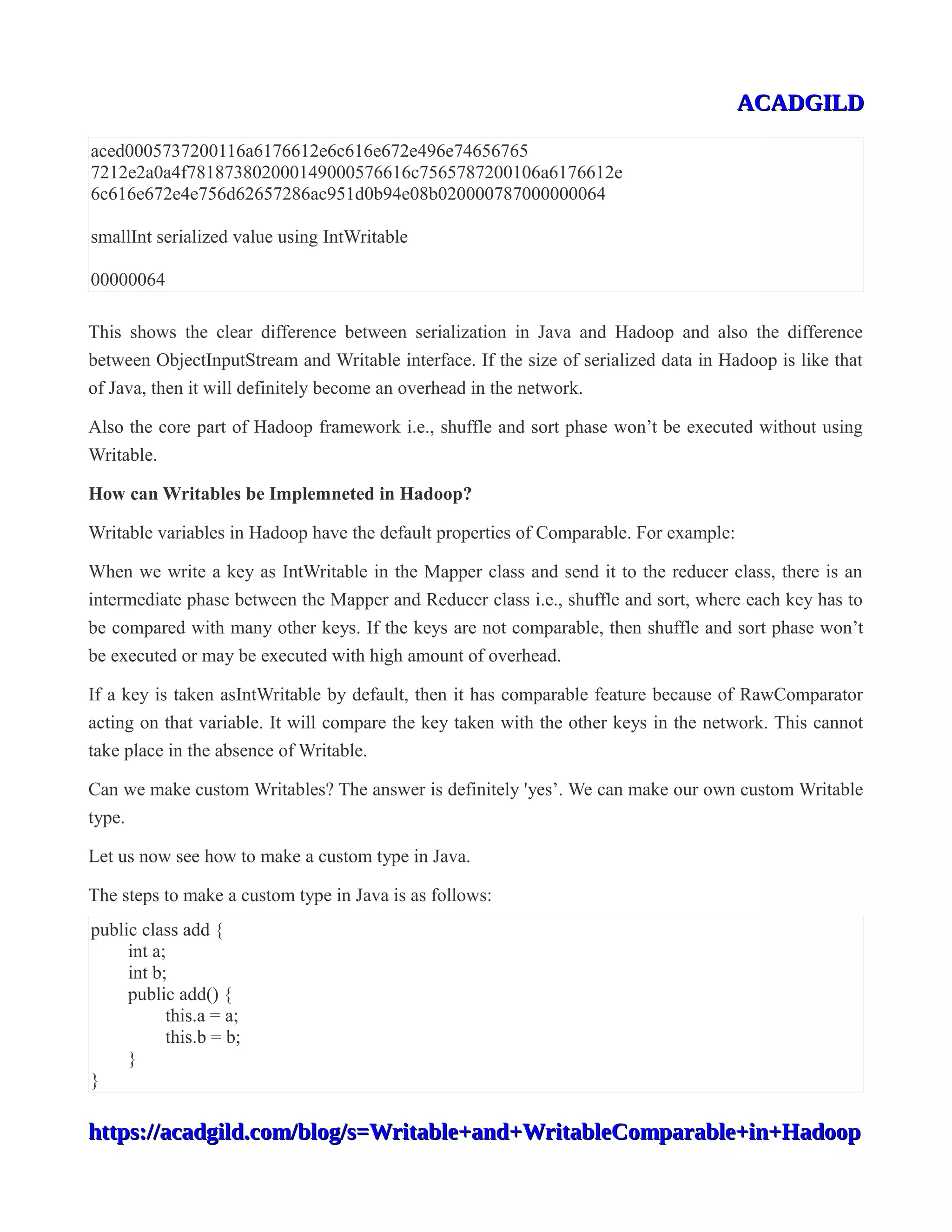 Acadgild Hadoop Lesson Odt Programming Languages Computing 0801