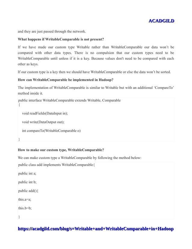 ACADGILD:: HADOOP LESSON | PDF