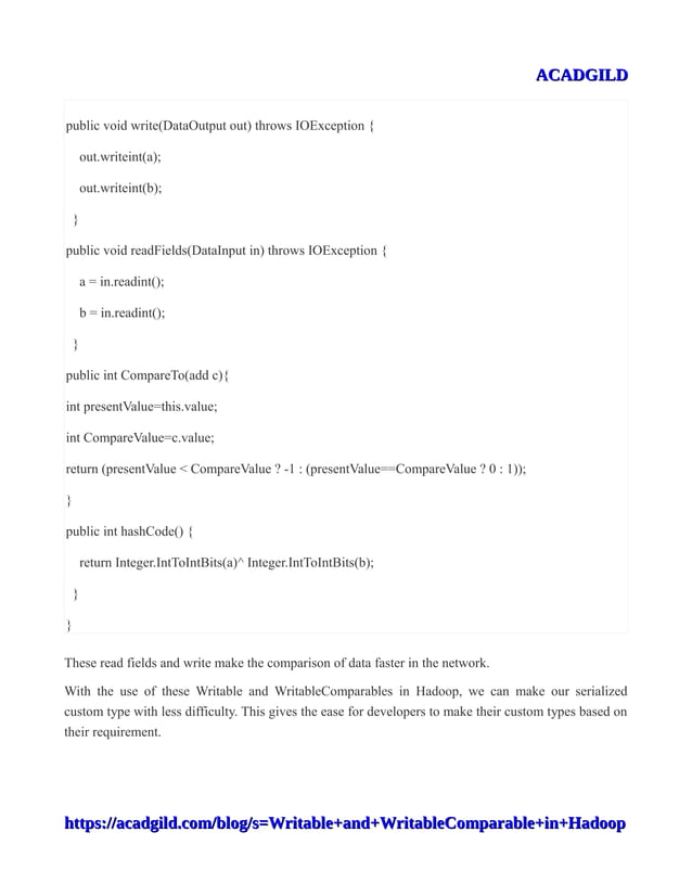 ACADGILD:: HADOOP LESSON | PDF