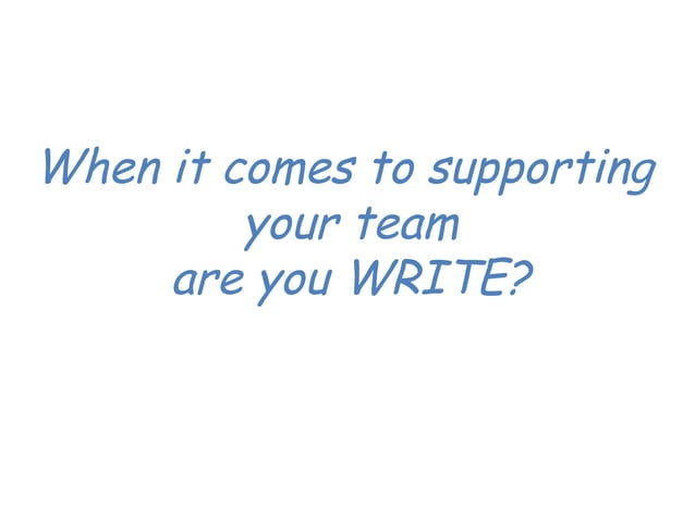 The WRITE model | PPT