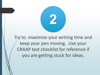 CRAAP Test Rumble | PPTX