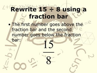 Write Fractions and Equivalent Fractions | PPT