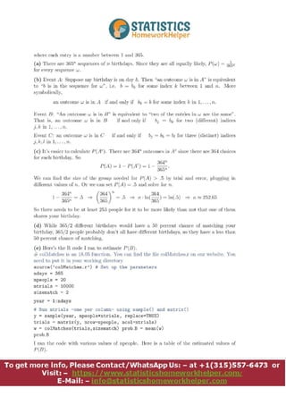 Write My Statistics Homework | PDF