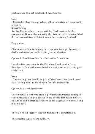 Write a 4–6-page report for a senior leader that communicates .docx