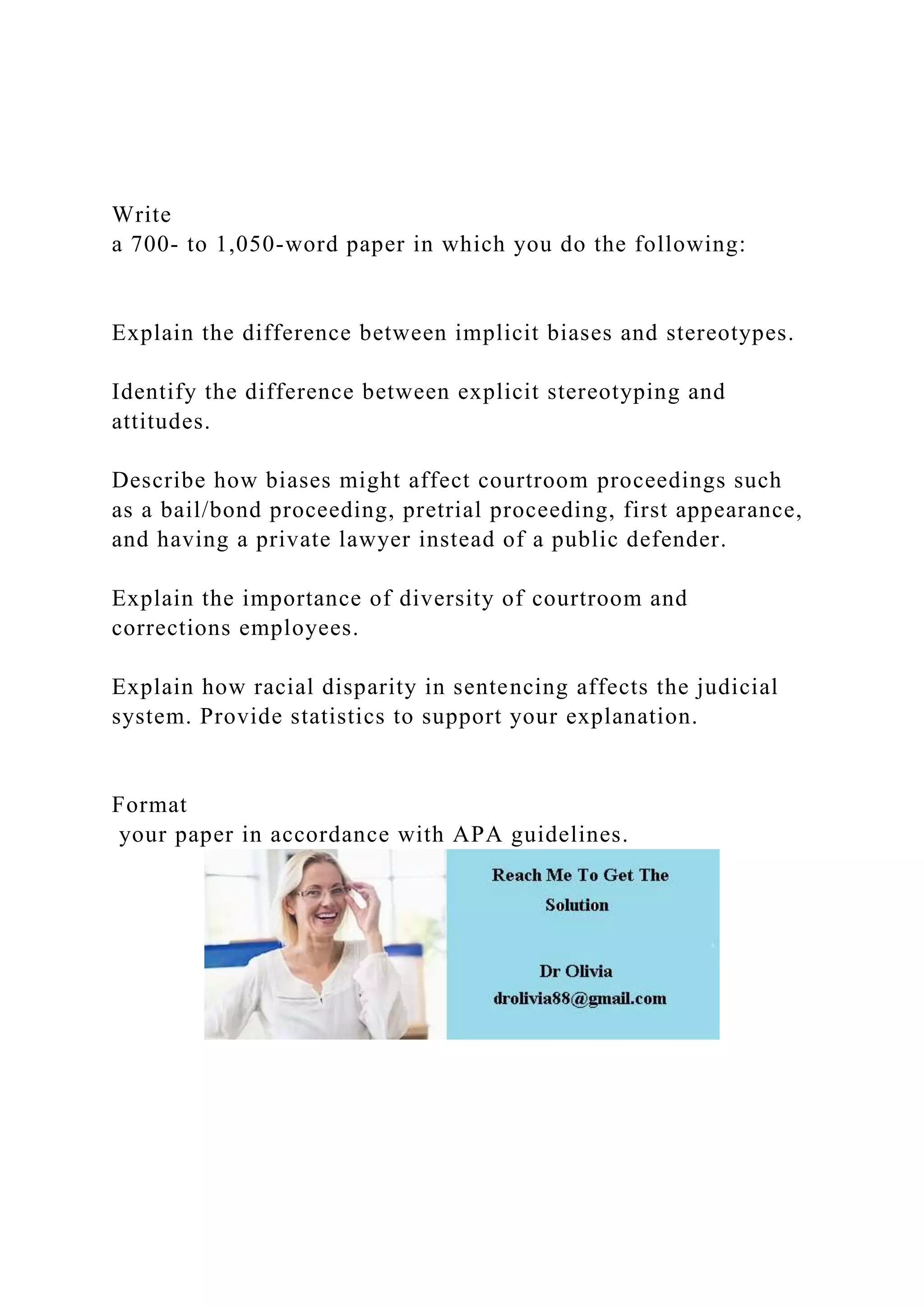 Write a 700- to 1,050-word paper in which you do the following.docx