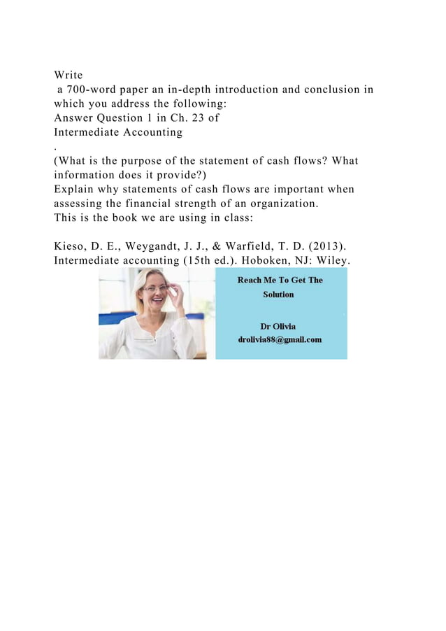 Write a 700-word paper an in-depth introduction and conclusion in .docx