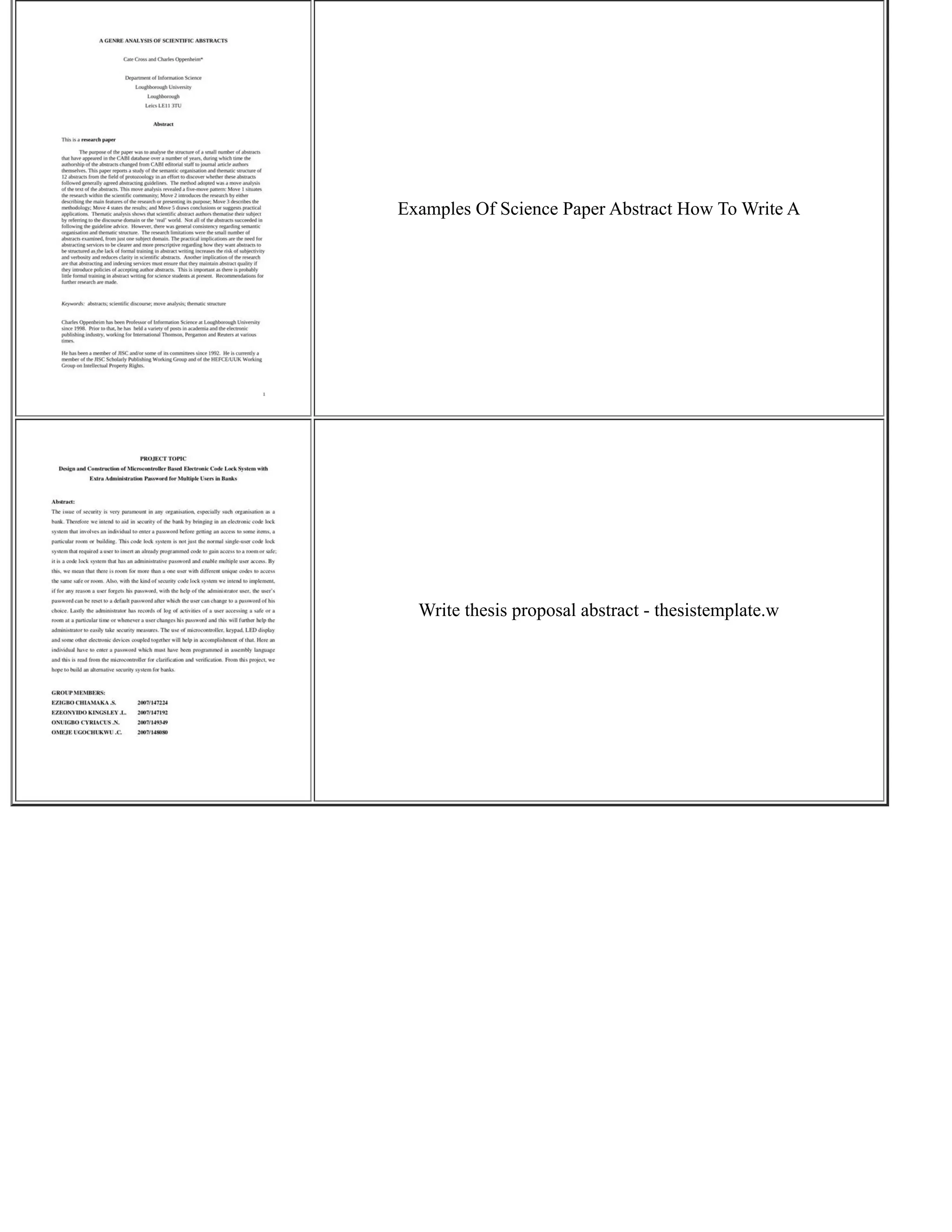 Write Abstract For Research Paper | PDF Write Abstract For Research Paper | PDF