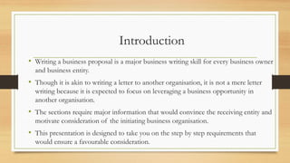 Write A Business Proposal | PPT