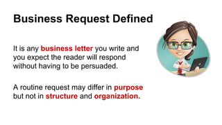 Write a Business Request