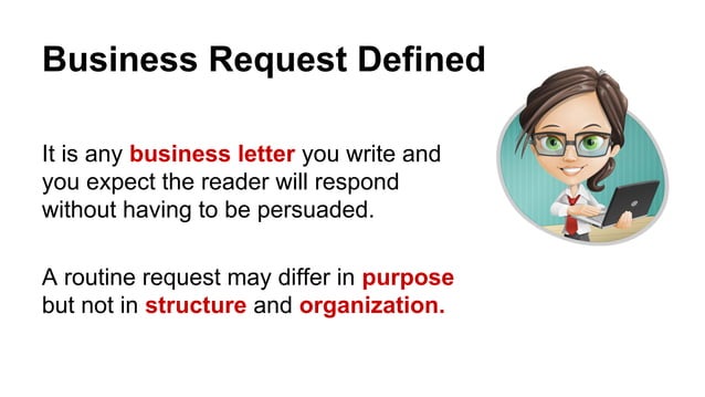 Write a Business Request