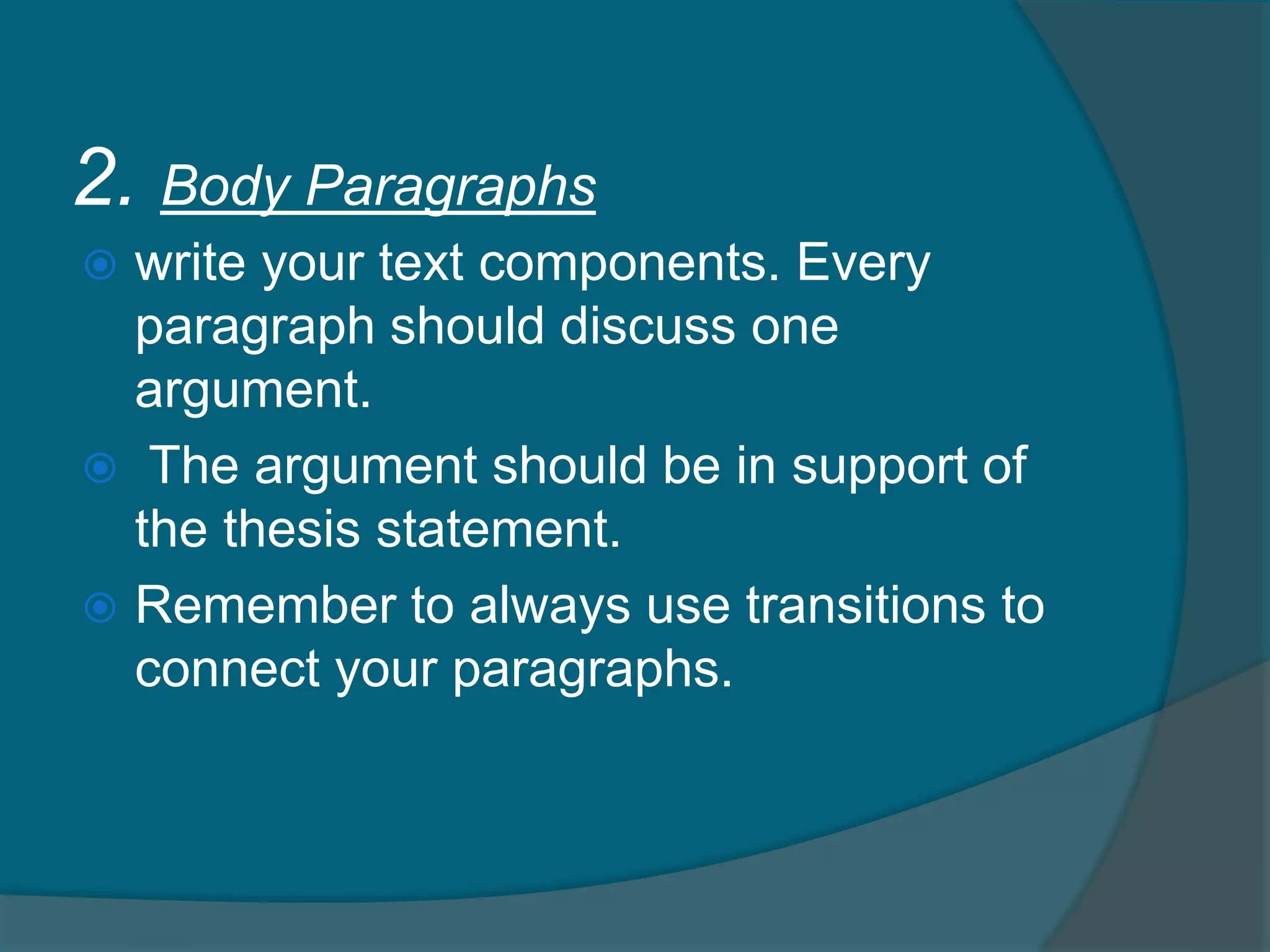 Write a critical essay | PPTX