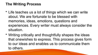 WRITE A DRAFT OF CREATIVE NONFICTION PIECE BASED ON.pptx