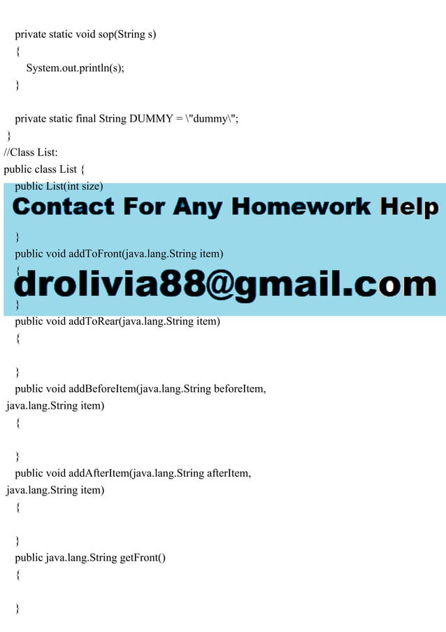 Write a java class LIST that outputsmainpublic class Ass.pdf