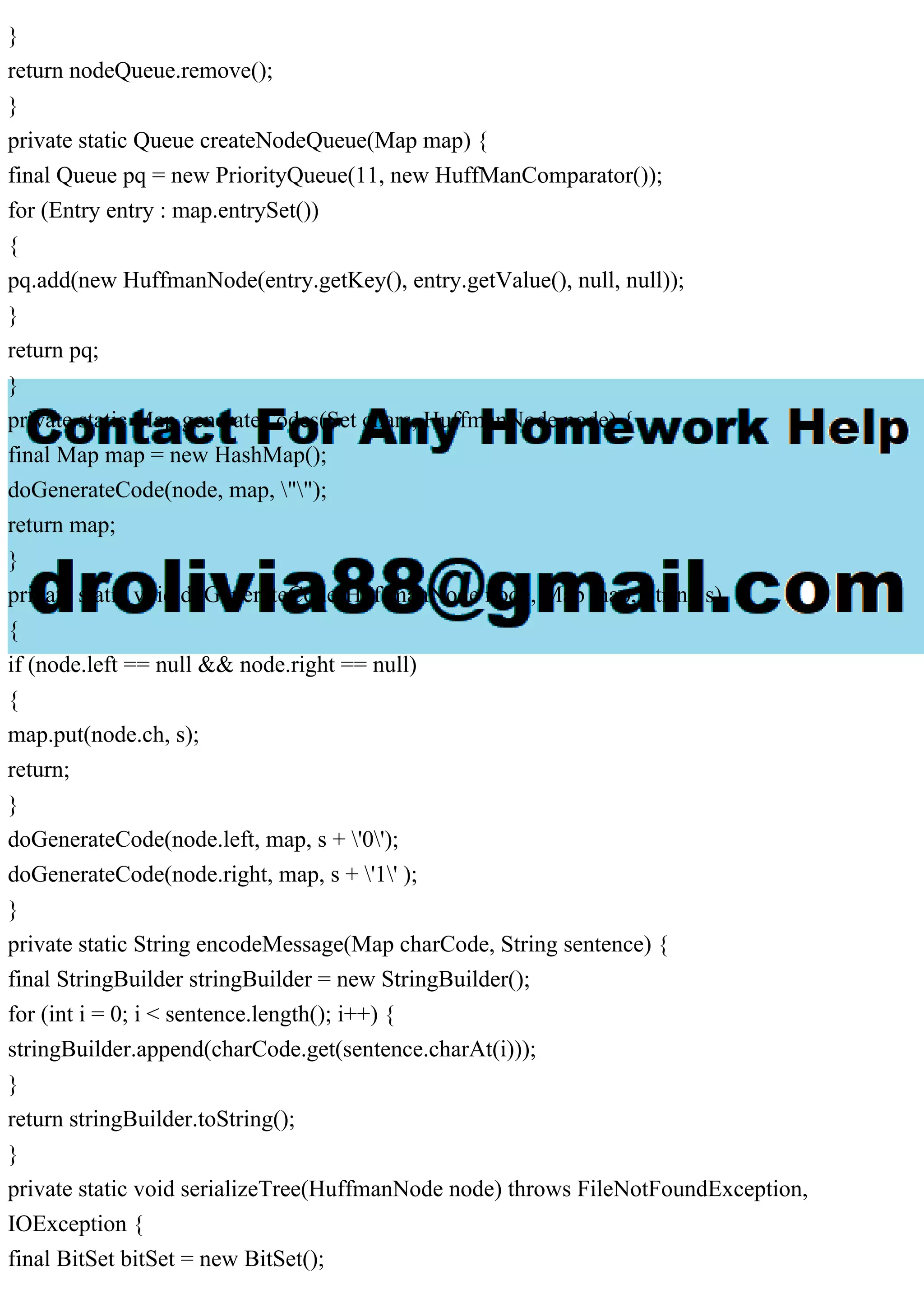 write a java program related to Huffman coding.SolutionThe Jav.pdf