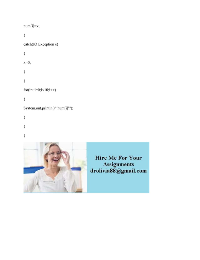 Write A Java Program That Reads 10 Integers From The Keyboard And Stordocx