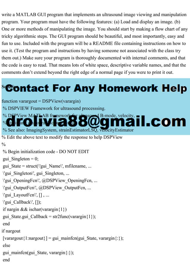 write a MATLAB GUI program that implements an ultrasound image viewi.pdf
