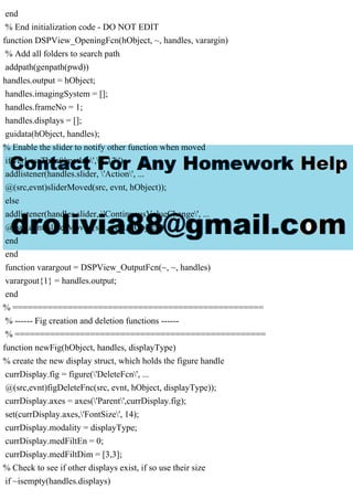write a MATLAB GUI program that implements an ultrasound image viewi.pdf