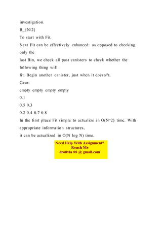 Write an algorithm for next fit and she the bin contents after th.docx