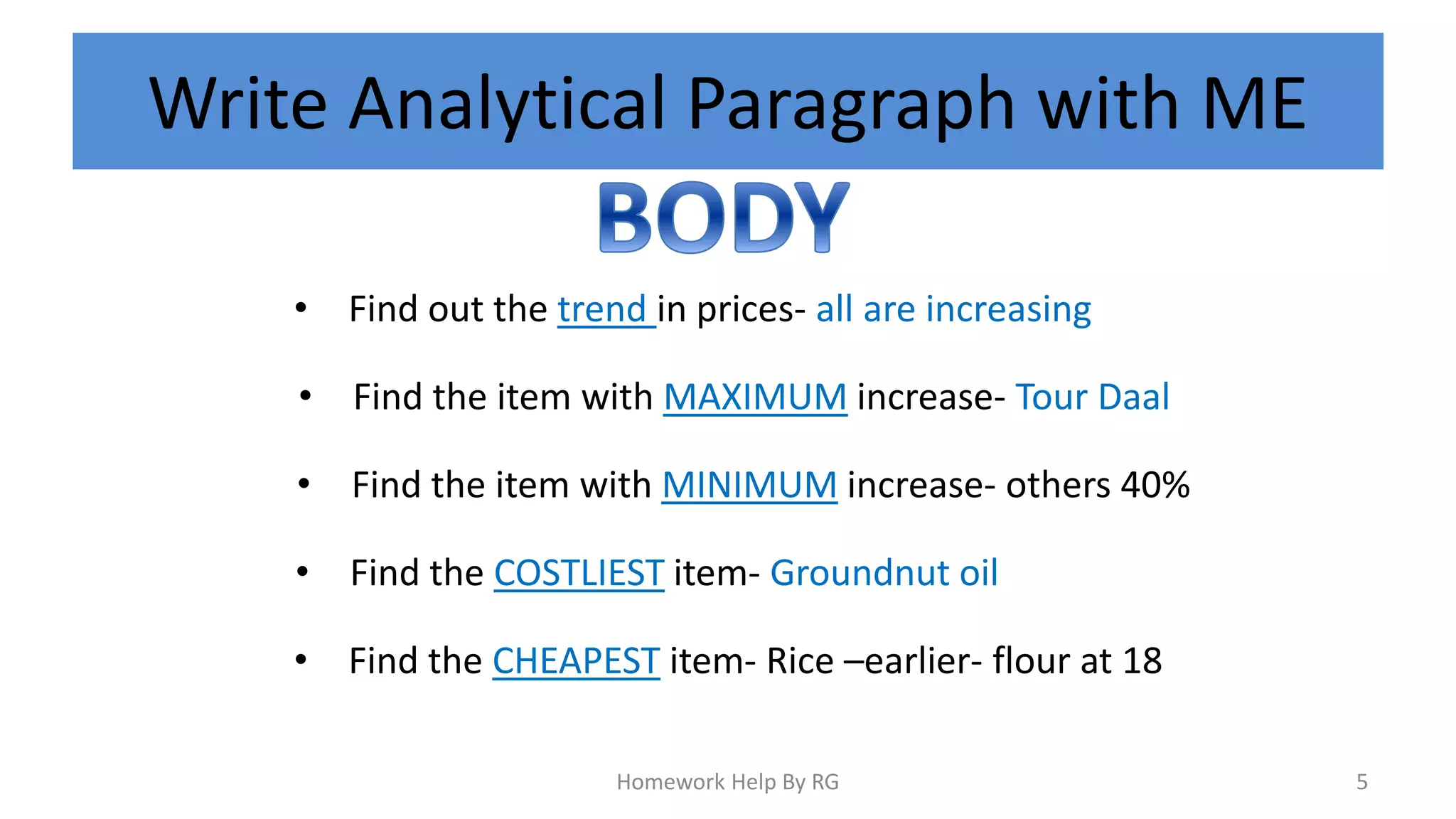 Write analytical paragraph with me | PPTX