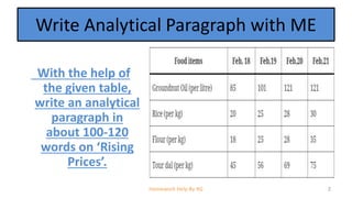 Write analytical paragraph with me | PPTX