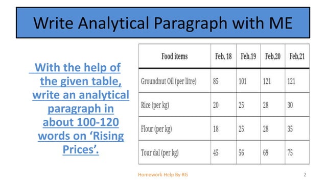Write analytical paragraph with me | PPTX