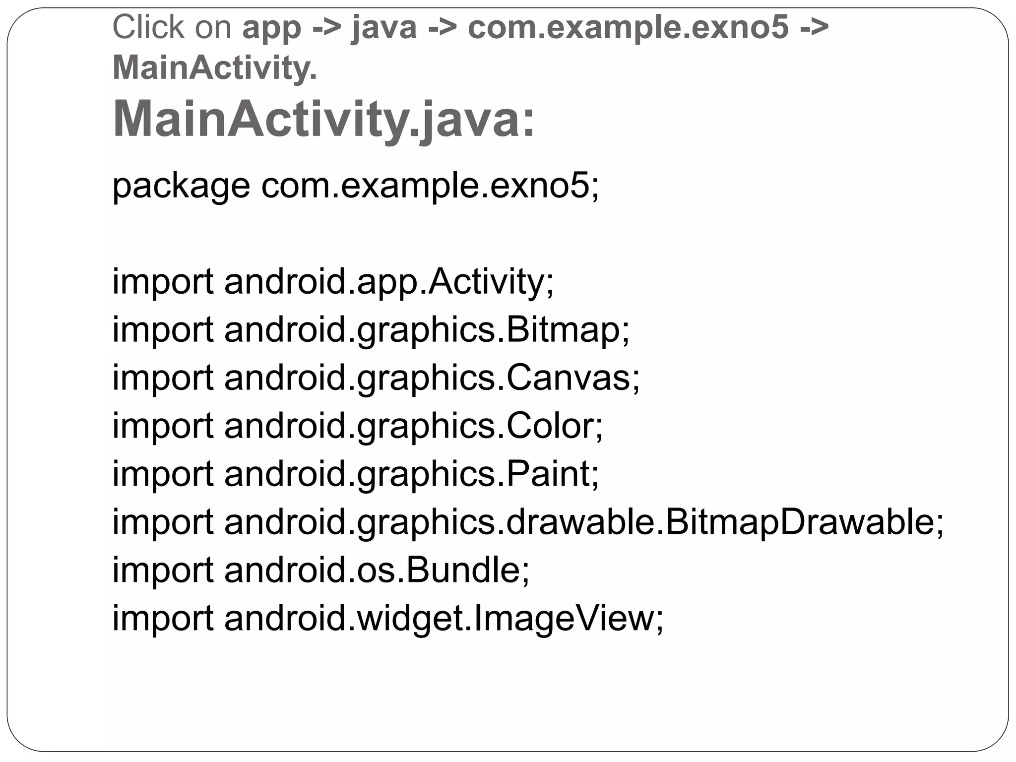 Write an application that draws basic graphical primitives.pptx