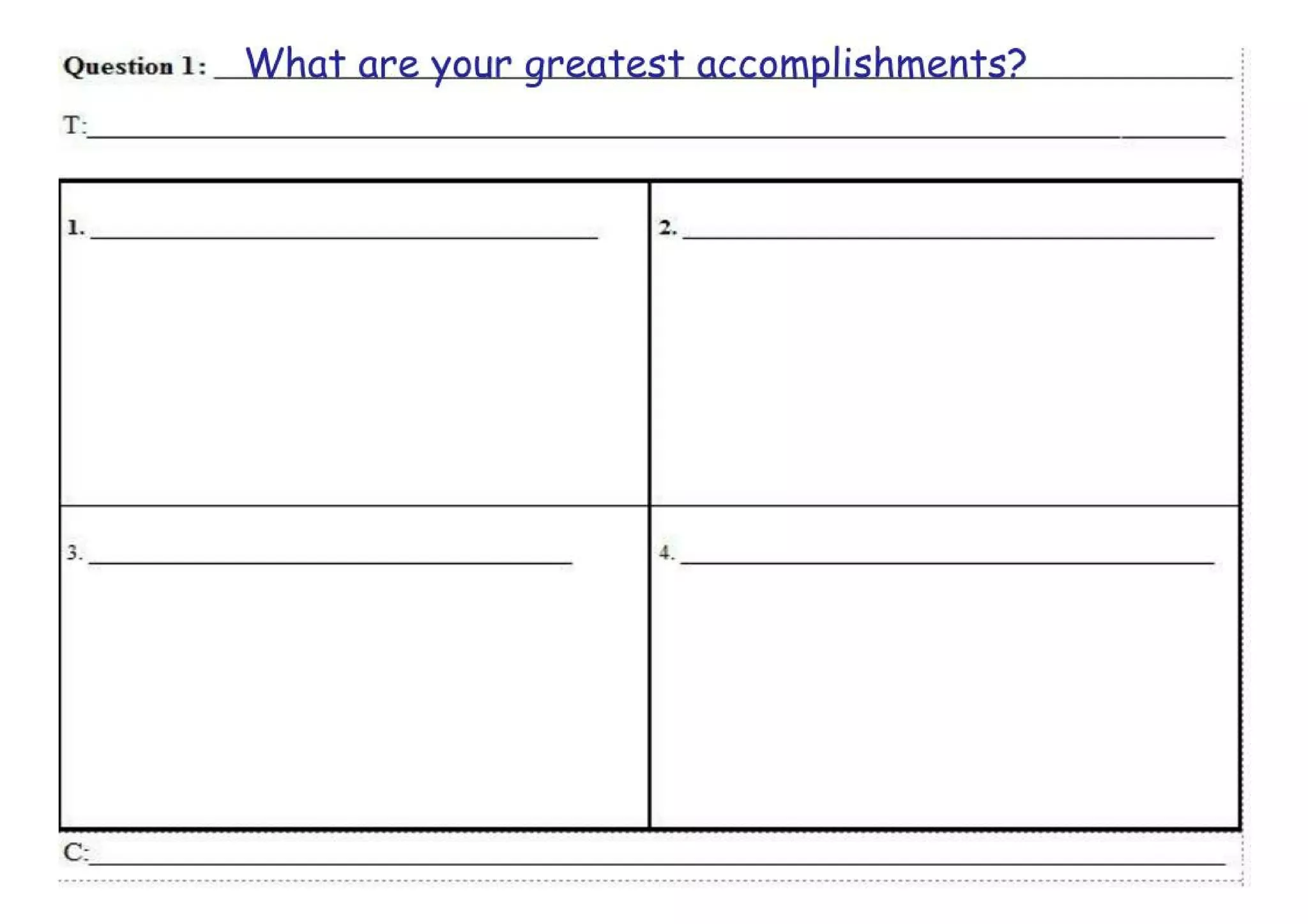 Write An Autobiography | PDF