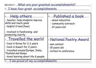 Write An Autobiography | PPT