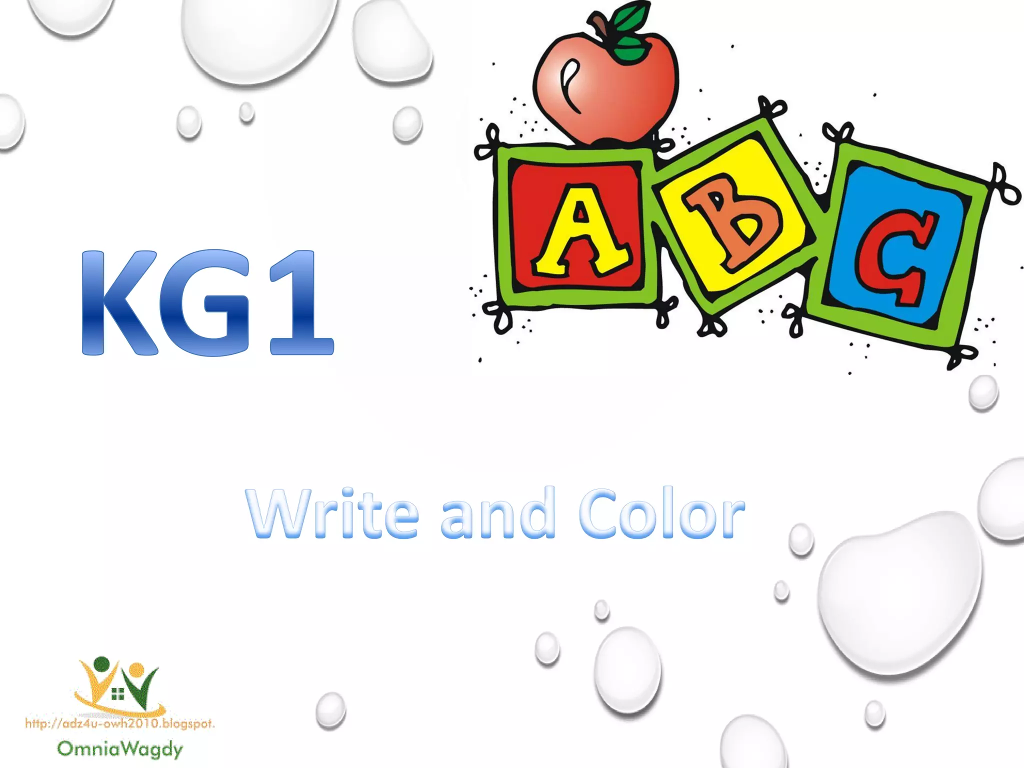 Write and color kg1 | PDF