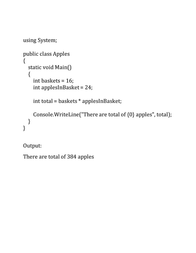 Write and write line methods | PDF