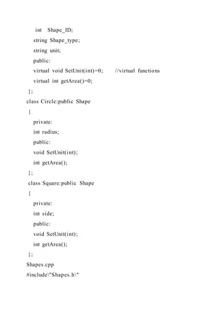 Write a new version of the area calculation program that makes use of.docx | Free Download