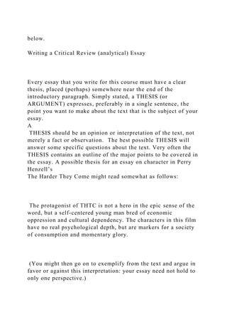 Write a outline of political science essay! Its about one of the.docx