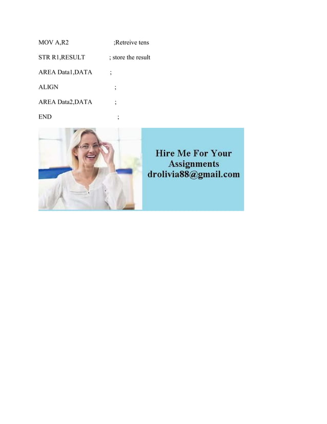 Write a program using arm assembly language converting Binary numbers.docx