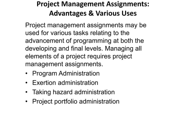 Complete Guide to Know How to Write a Project Management Assignment | PPTX