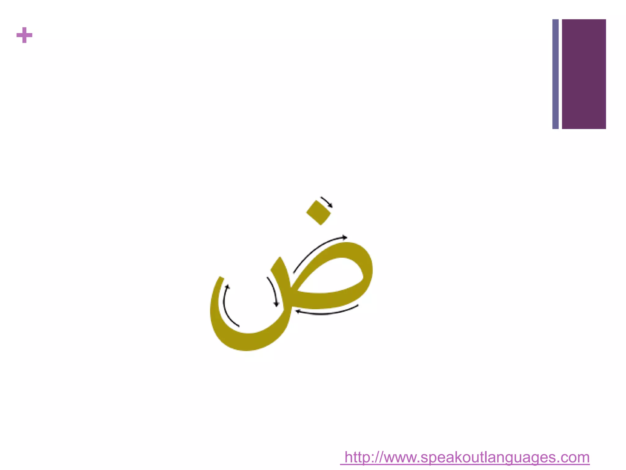 Write arabic alphabet | PPTX