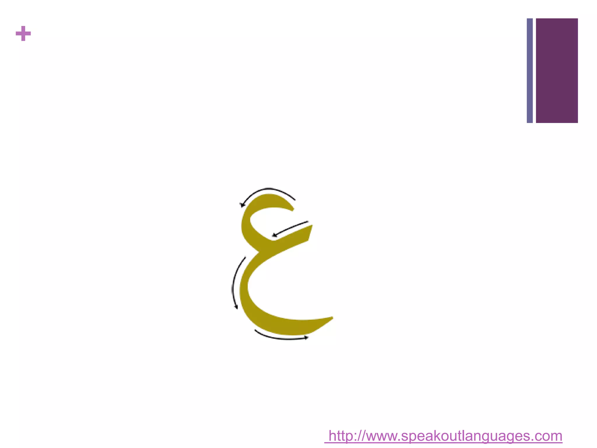 Write arabic alphabet | PPTX